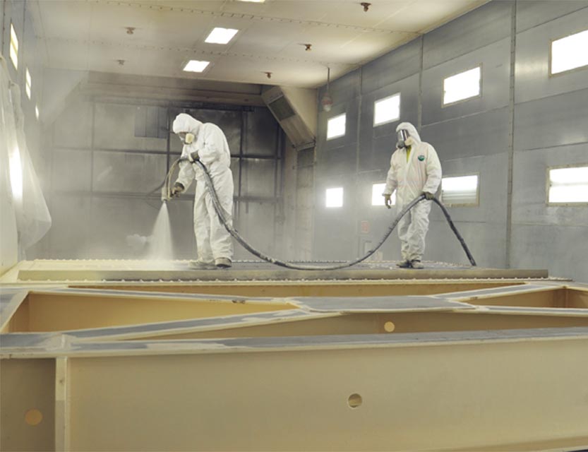 Sandblast & Paint - CMI Heavy Industries